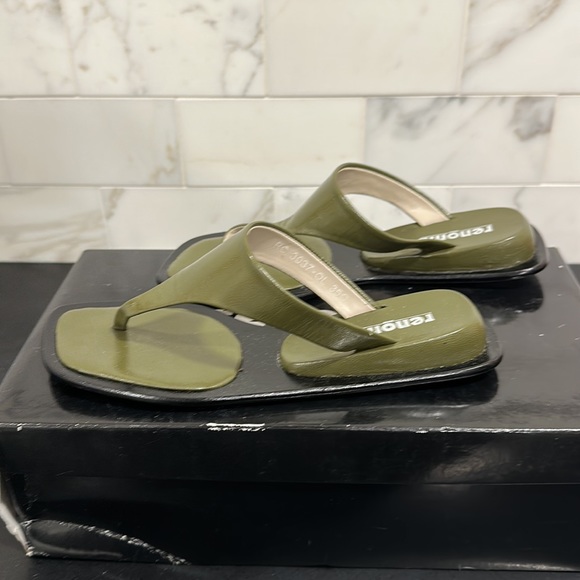 Shoes | Renoma Olive Green Sandals | Poshmark